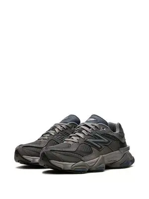NEW BALANCE 9060 Panelled Suede Sneakers - Grey