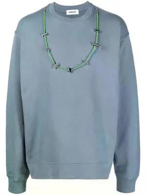 AMBUSH Crew-Neck Sweatshirt Blue