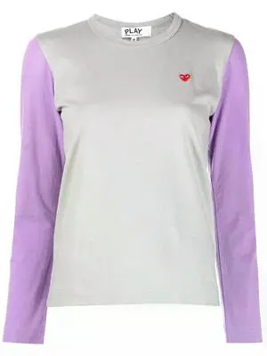 Play Comme Des Garcon Two-tone Sweater