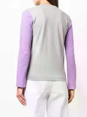 Play Comme Des Garcon Two-tone Sweater