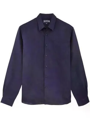Vilebrequin Logo-embroidered Linen Shirt