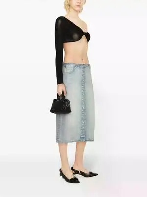 COURREGES Twist-detail One-shoulder Top