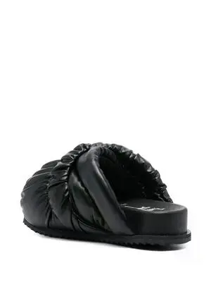 YUME YUME Padded Slip-on Mules - Black