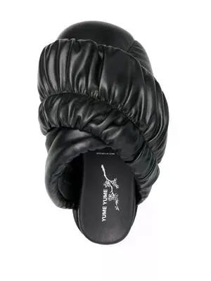 YUME YUME Padded Slip-on Mules - Black