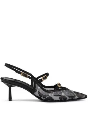 LE SILLA Morgana Animal Print Slingback Pumps