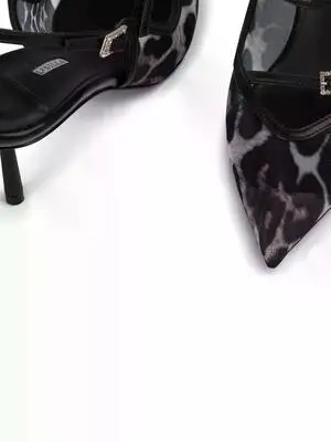 LE SILLA Morgana Animal Print Slingback Pumps