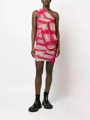Rick Owens Draped One-shoulder Mini Dress