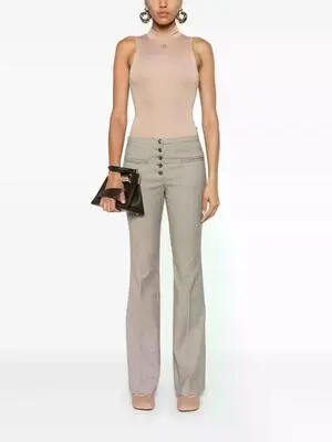COURREGES Tailored Checked Trousers