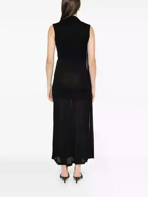 TOTEME Overlapped Scarf Dress - Black