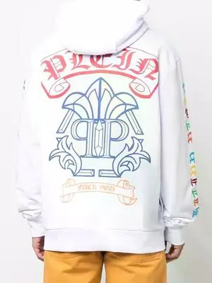 Philipp Plein Embroidered Pullover Hoodie