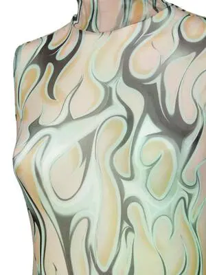 Philipp Plein Sleeveless Flame Body - Neutrals