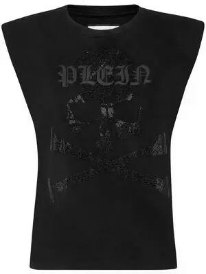 Philipp Plein Skull Embellished Tank Top