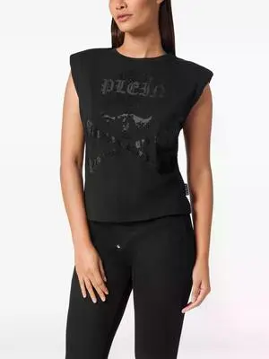 Philipp Plein Skull Embellished Tank Top