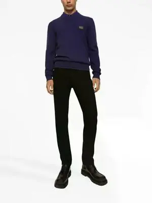 Dolce & Gabbana Logo-plaque Slim-fit Jeans