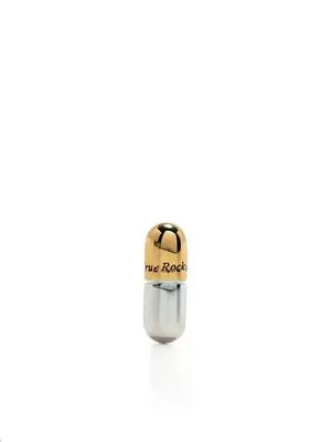 TRUE ROCKS Pill Two-tone Stud Earring - Silver