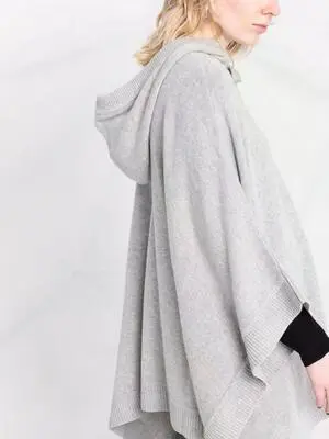Michael Kors Fine-knit Hooded Cape
