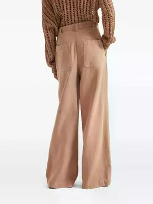 Brunello Cucinelli Pleated Wide-leg Trousers