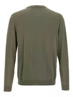 ZANONE Cotton Crew Neck Sweater - Green