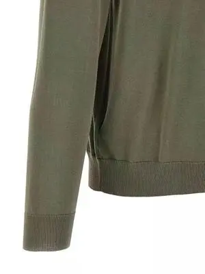ZANONE Cotton Crew Neck Sweater - Green