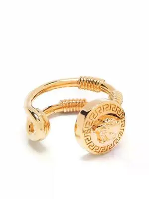 Versace Safety Pin Open Ring - Gold