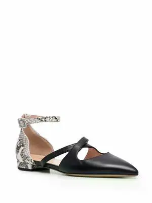 Bally Python Print Pointed Pumps