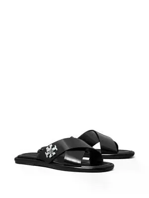 Tory Burch Leather Slides