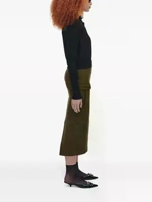 Marc Jacobs Cotton Canvas Cargo Midi Skirt