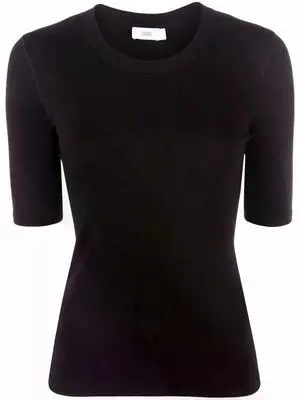Closed Short-sleeve Slim T-shirt - Black