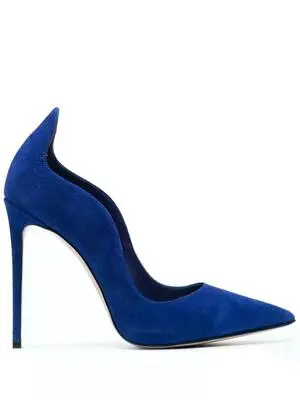 LE SILLA Ivy Scalloped Pumps - Blue