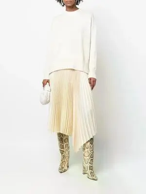 JIL SANDER Long-sleeve Knit Jumper - Neutrals