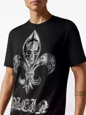 Philipp Plein Chrome-print Round-neck T-shirt