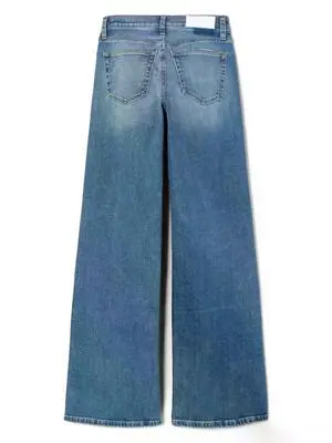 RE/DONE Mid-rise Wide-leg Jeans