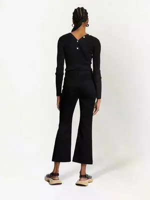 Proenza Schouler White Label Cropped Flared Trousers