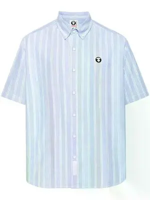 AAPE BY *A BATHING APE Striped Cotton Shirt