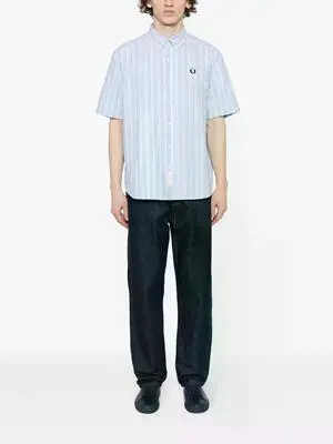 AAPE BY *A BATHING APE Striped Cotton Shirt