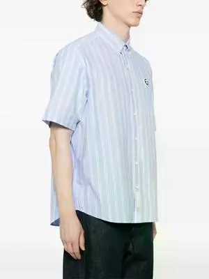AAPE BY *A BATHING APE Striped Cotton Shirt