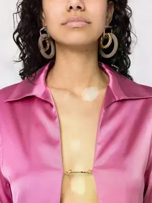 Jacquemus La Chemise Notte Satin Shirt - Pink