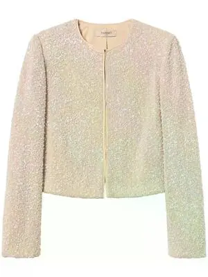 TWINSET Sequinned Jacket - Neutrals