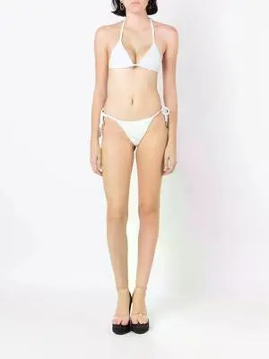 AMIR SLAMA Ribbed Triangle Bikini