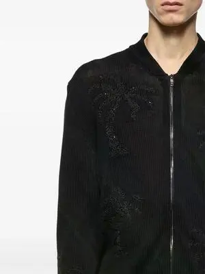 LANEUS Palm Tree Embroidered Jacket