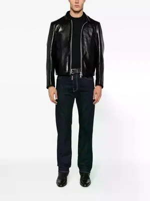 Dsquared2 Slim-leg Jeans With Logo Patch - Blue