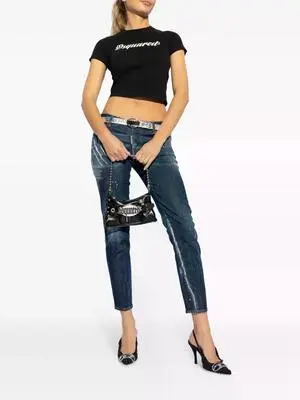 Dsquared2 Logo-patch Cotton Jeans - Blue