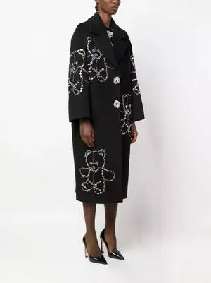 Philipp Plein Castoni Teddy Bear Oversized Coat