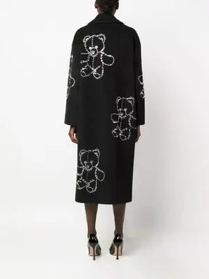 Philipp Plein Castoni Teddy Bear Oversized Coat