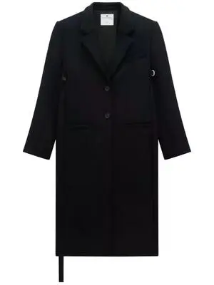 COURREGES Strap-detail Single-breasted Coat