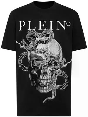 Philipp Plein Skull Snake T-shirt - Black