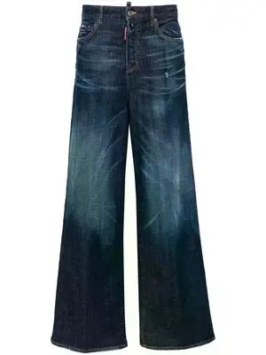Dsquared2 Traveller Wide Leg Jeans
