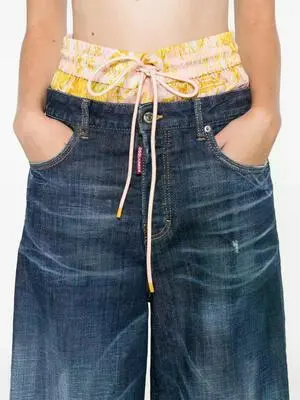 Dsquared2 Traveller Wide Leg Jeans