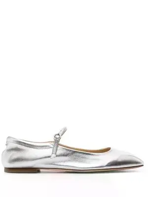 AeydĒ Aline Babies Metallic Ballerina Shoes - Silver