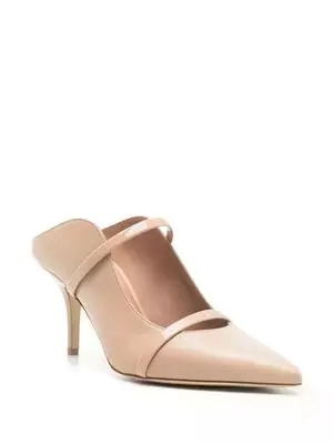 MALONE SOULIERS 80mm Maureen Mules - Neutrals